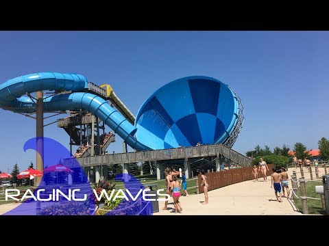 Raging Waves Waterpark | All Slides HD POV - YouTube