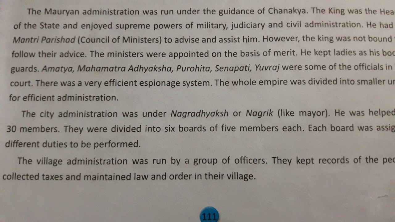 Chapter -13(social science of class-VI)(part-3) - YouTube