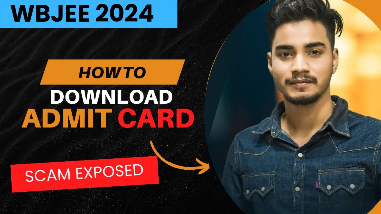 WBJEE 2024:How to download Admit Card?😱Admit card Released | Most ...