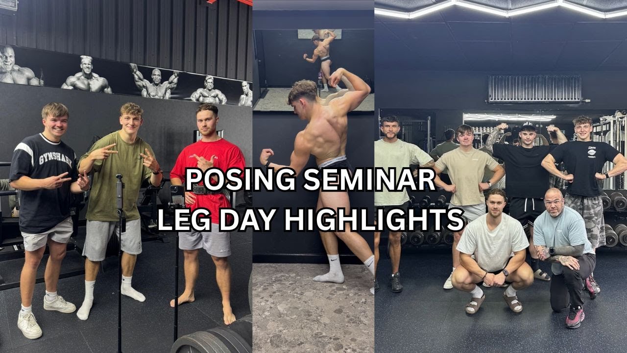 Rfitness Posing Seminar | LEG HIGHLIGHTS with Butcher | Natural ...