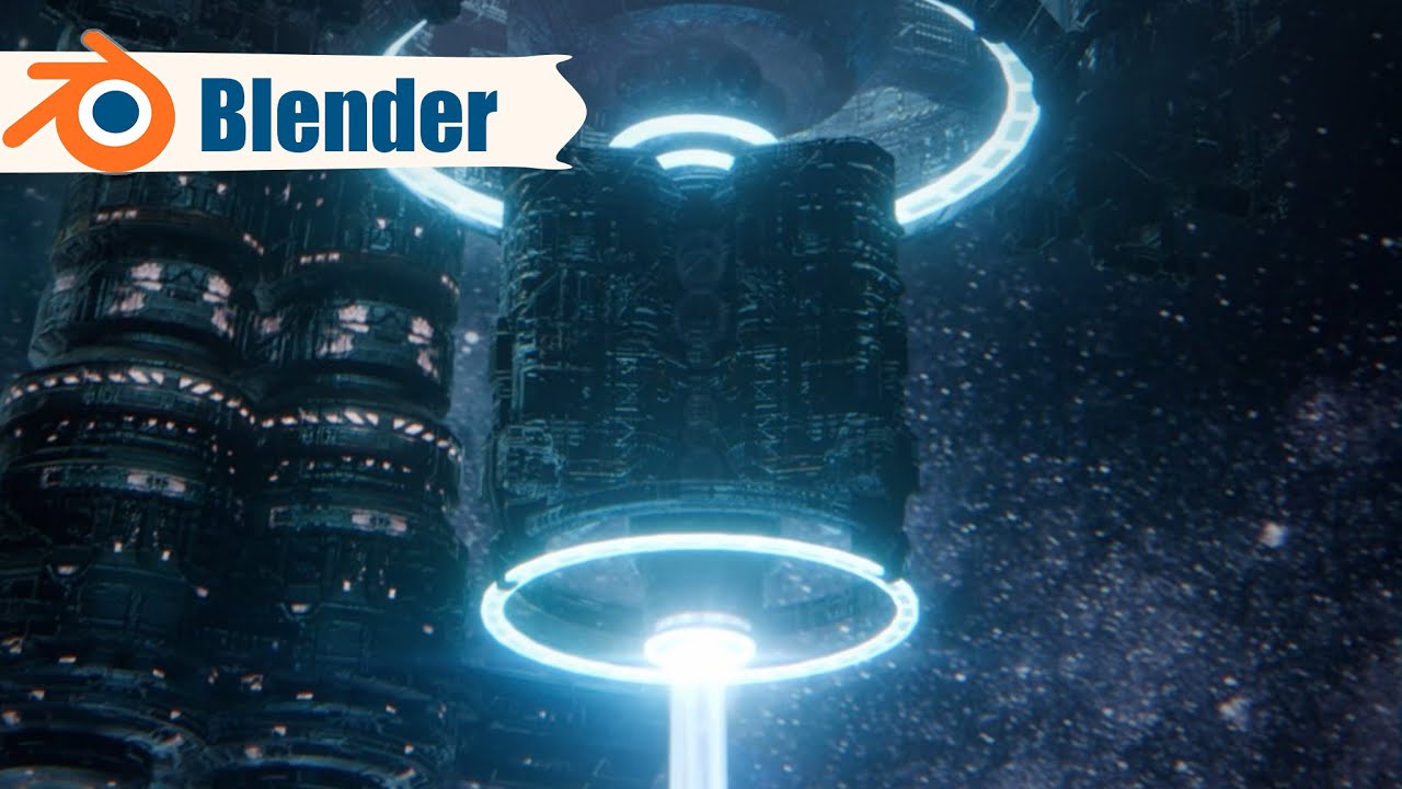 Creating a future world with Blender Timelapse - YouTube