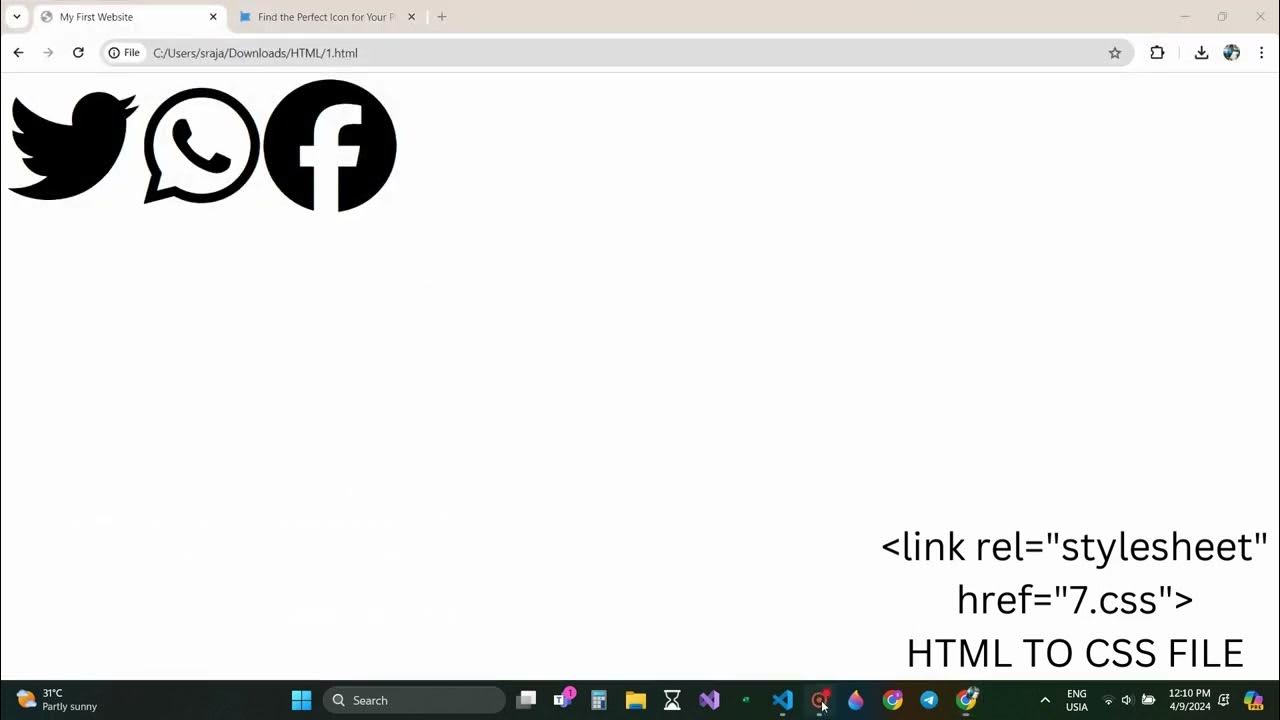HTML & CSS Project 7: 'Icons' Created by Trishanth Kumar - YouTube
