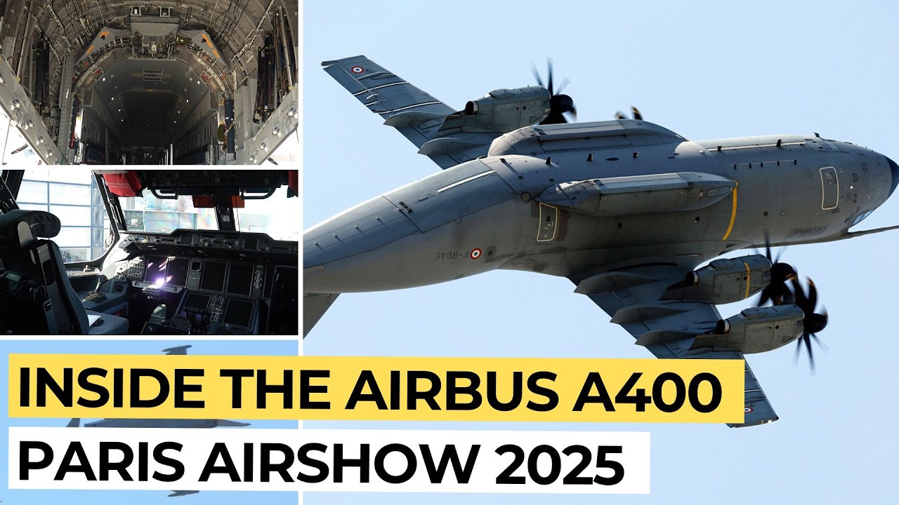 Inside the Airbus A400: A Look at Its Interior at Paris Airshow 2025 ...