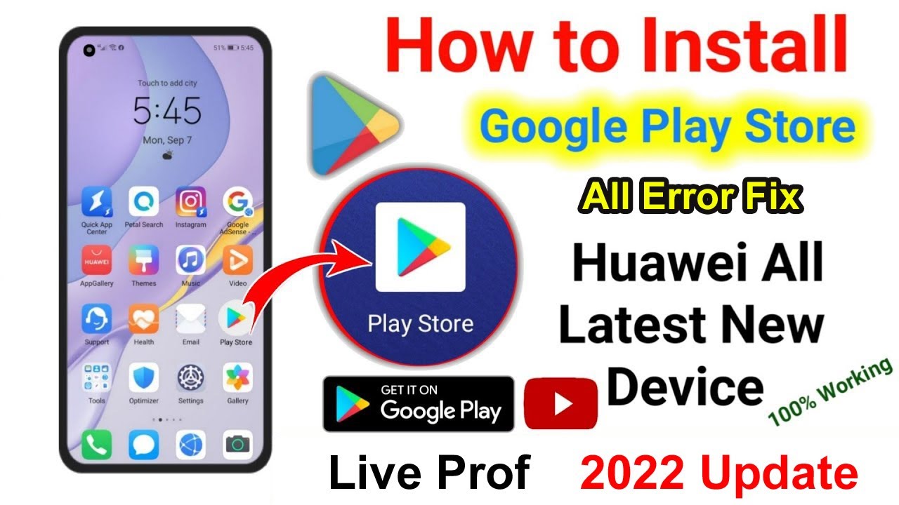 Google Play Store Install On Huawei Phone | Google Play Service Fix ...