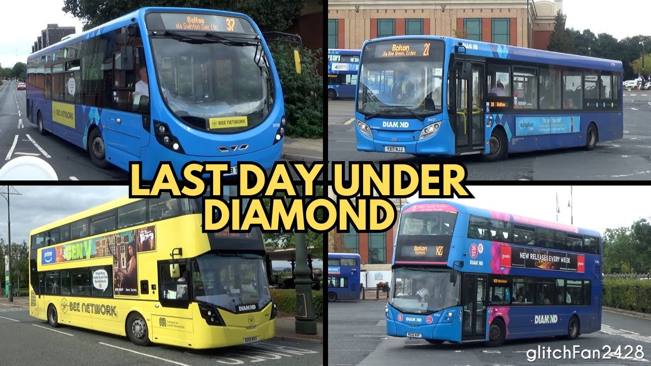 Last Day Operated by Diamond Bus | 8, 20, 21, 22, X22, 36, 37 - YouTube