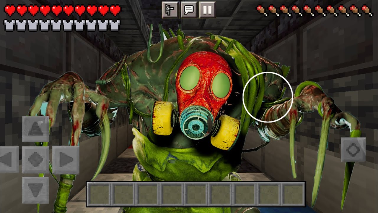 GAS MASK BOSS POPPY PLAYTIME in minecraft pe - YouTube