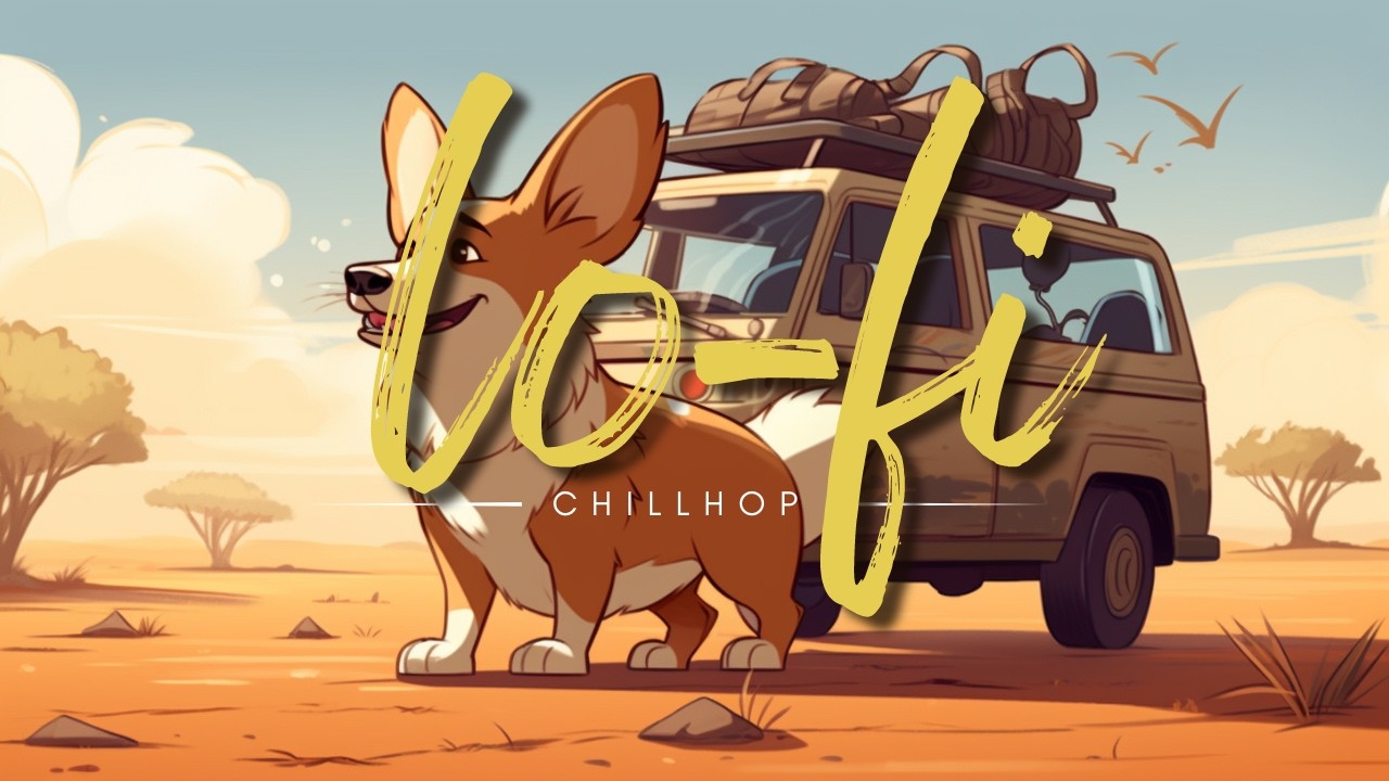 Chillhop Corgi on Safari | Chill Hop Playlist for Work, Studying, and ...