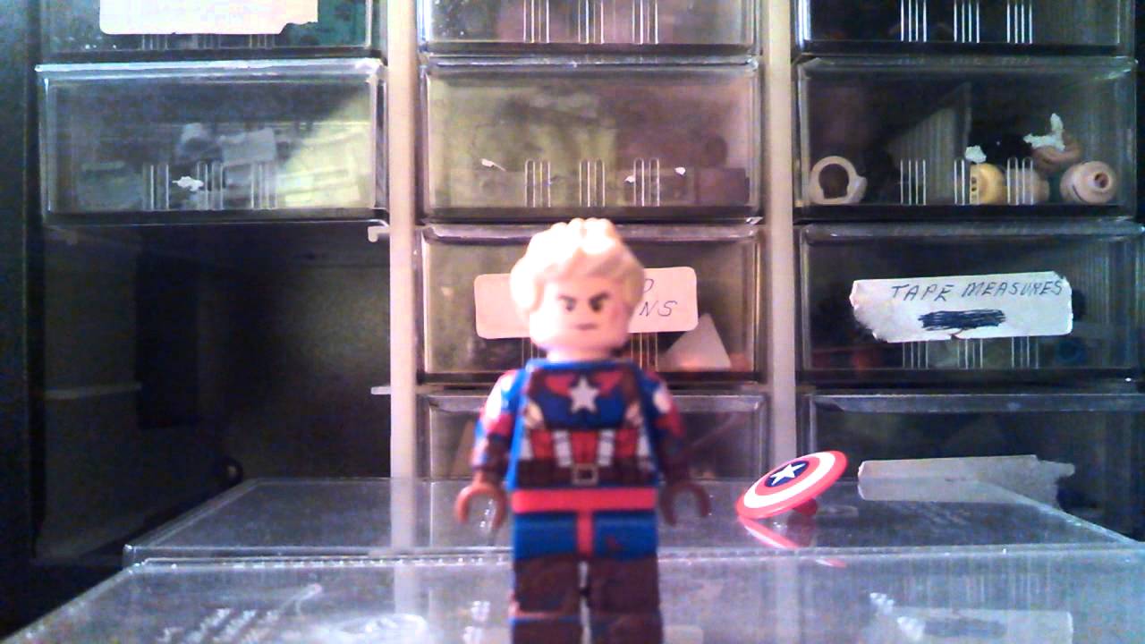 Lego Customs: Steve Rodgers a.k.a Captain America - YouTube