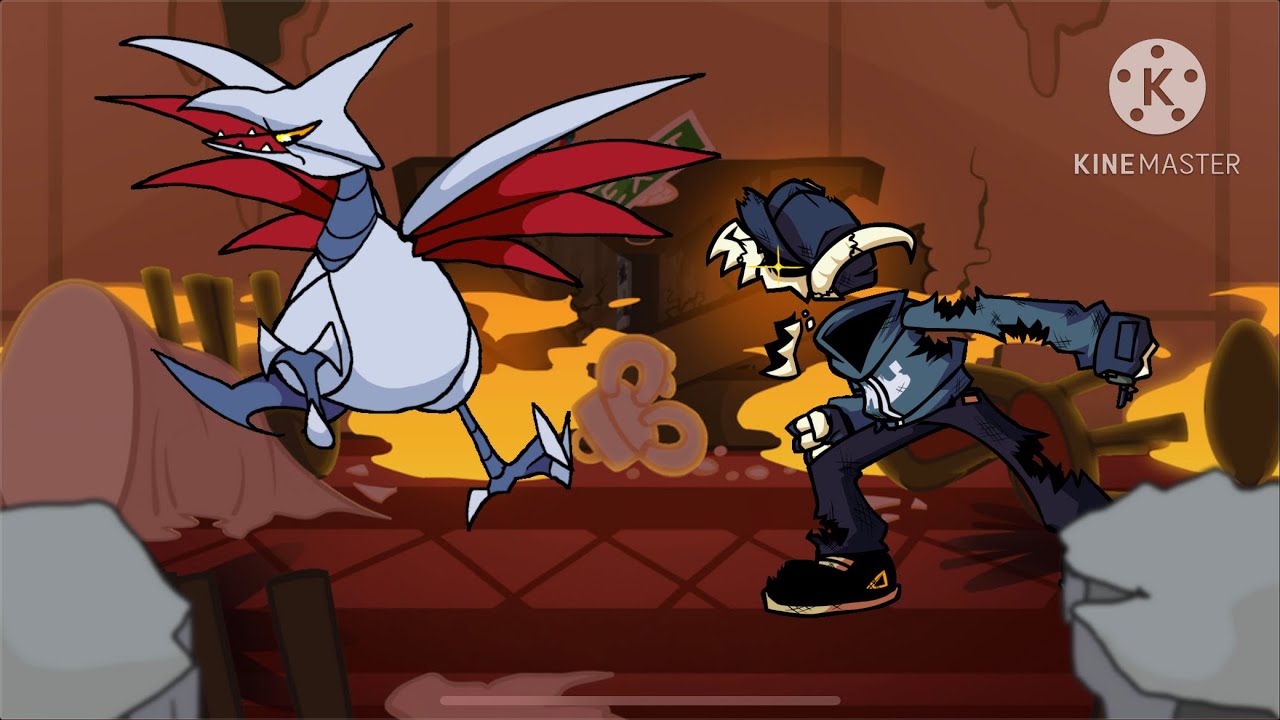 Fnf mashup steel of rage (genocide x steelwing)(tabi vs skarmory) - YouTube