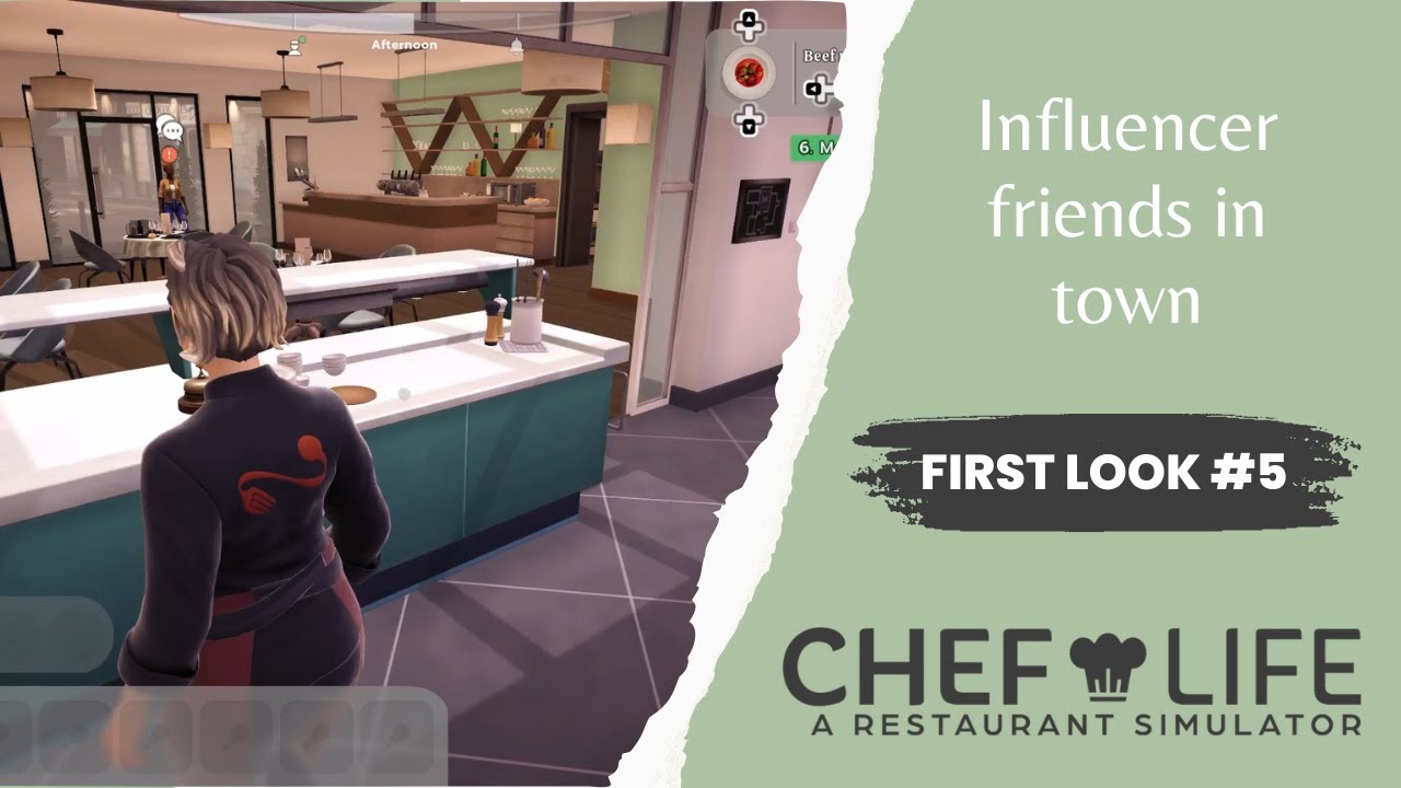 Chef Life A restaurant Simulator | First Look 5 | Making friends and ...