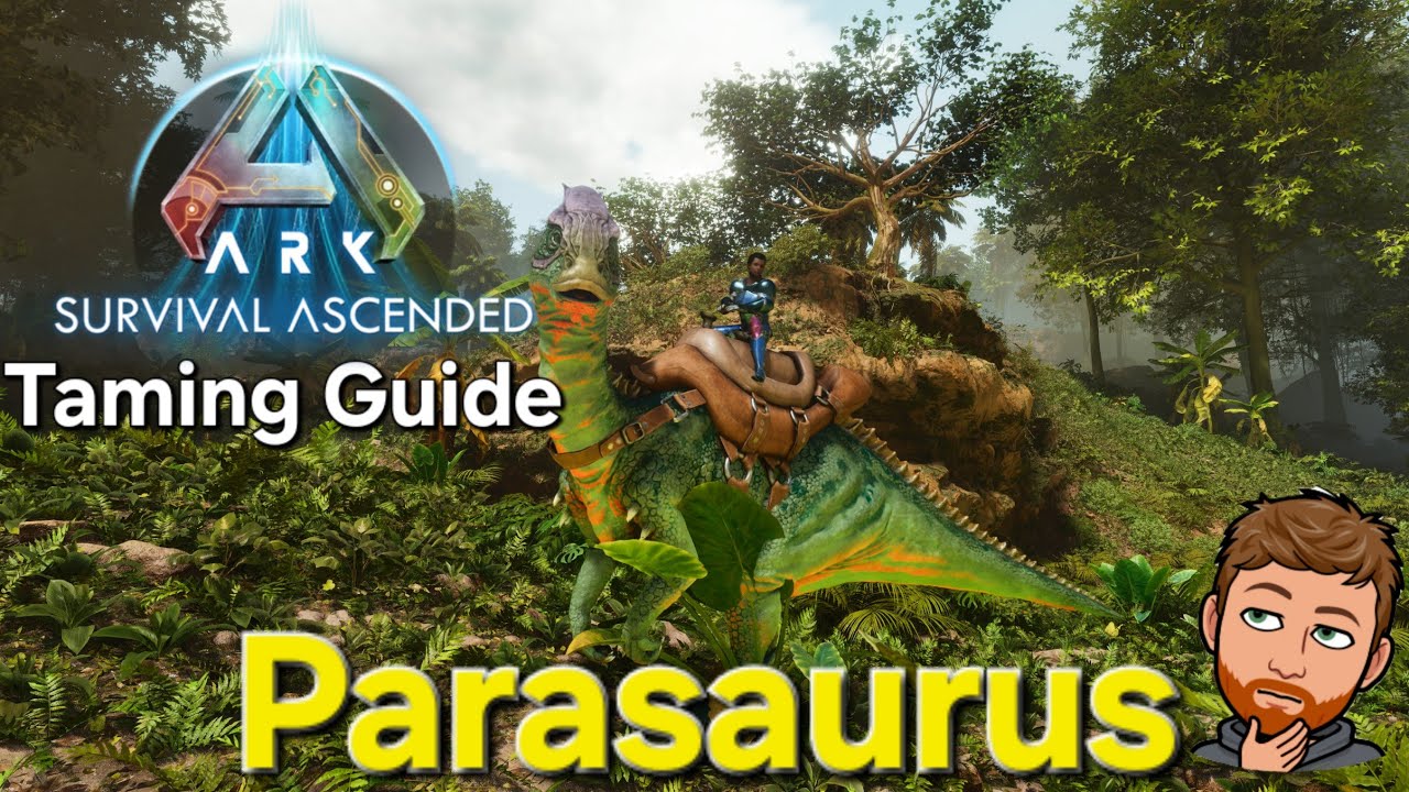 Tame Guide Parasaurus - Ark Survival Ascended | November 2023 - YouTube