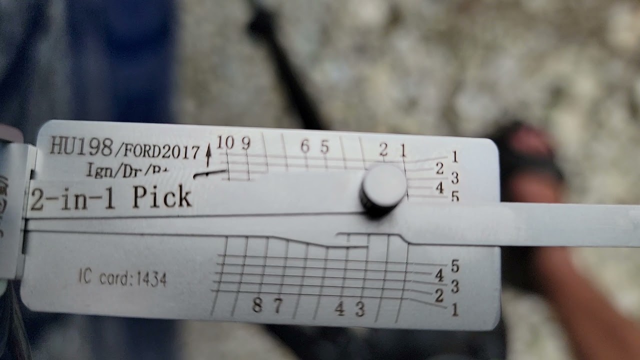 Picking Ford HU198 Lock with Lishi and Petting Kittens - YouTube