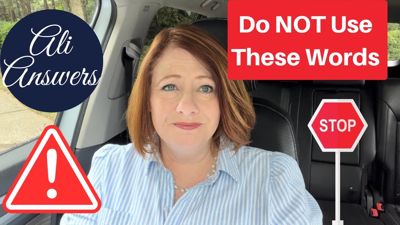 Caution! Do Not Use These Words. - YouTube