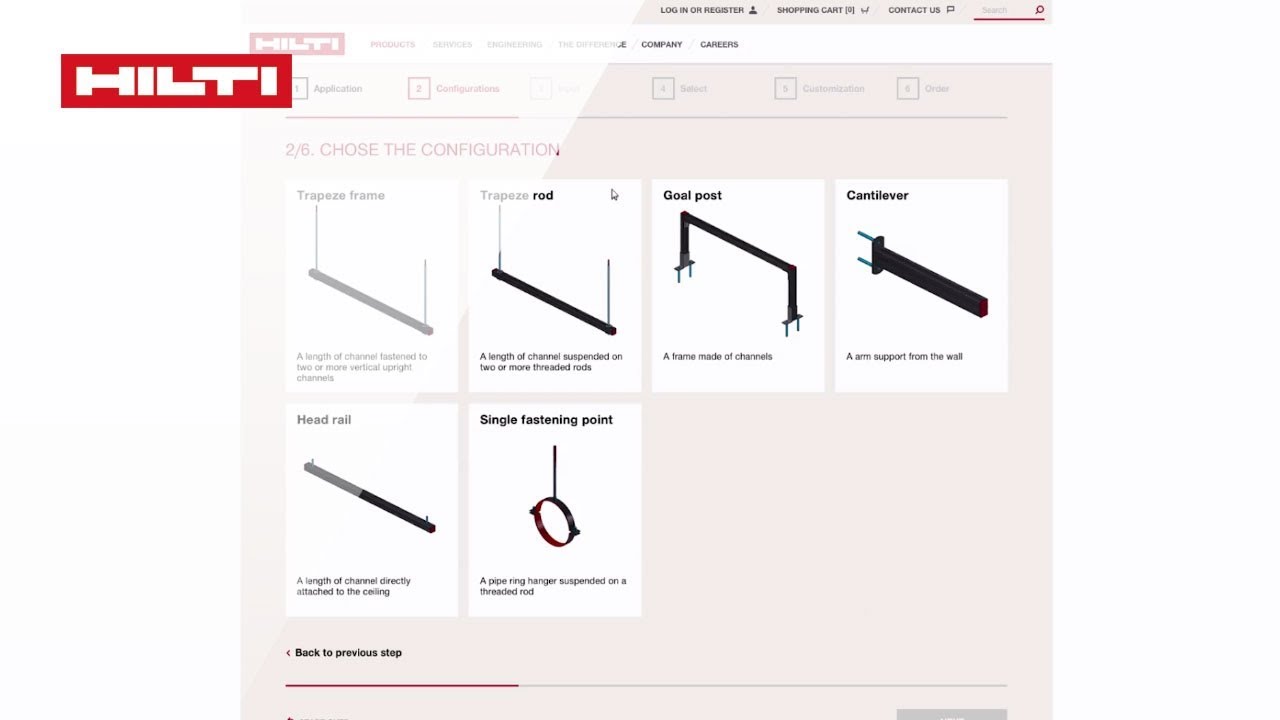 PRÉSENTATION du système d'installation de Hilti: Sélecteur de Supports ...