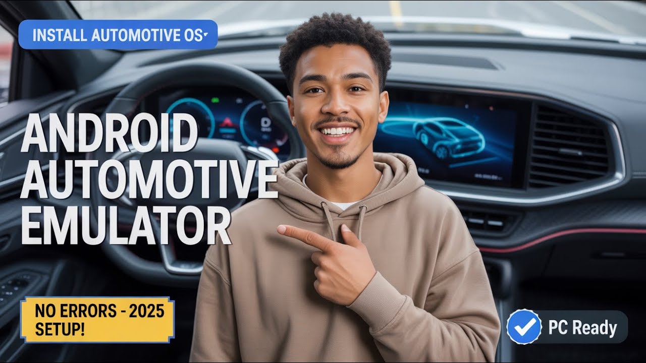 How to Run Android Automotive Emulator on PC (2025) | Full Car OS Setup ...