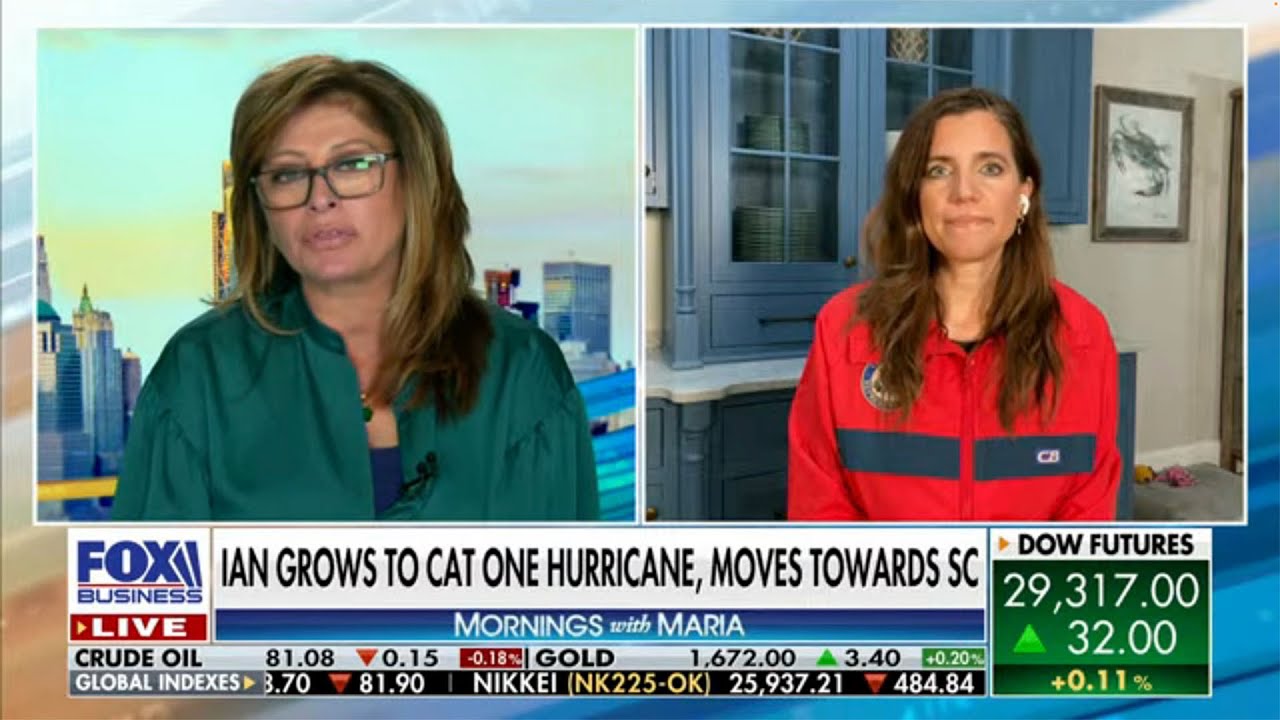 Mace Calls For Caution & Hurricane Safety on Mornings With Maria - YouTube
