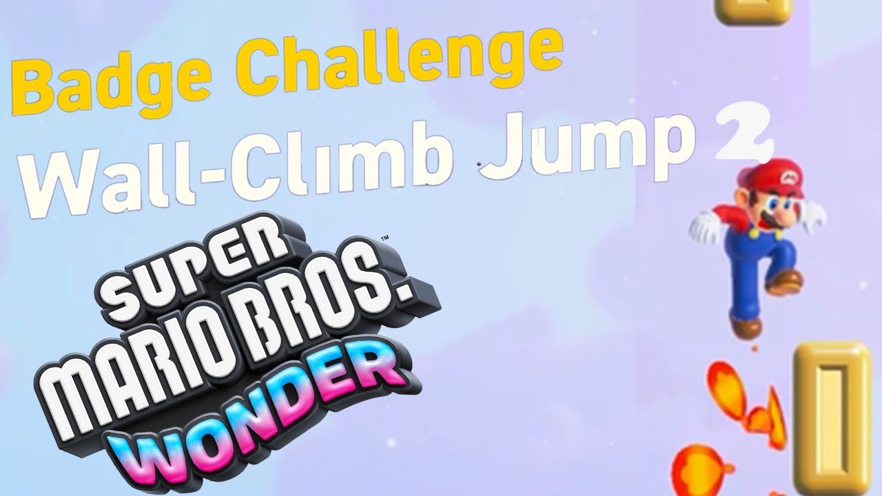 Super Mario Bros Wonder Wall Climb Jump 2 - YouTube