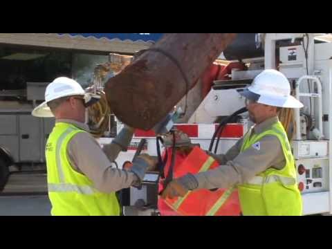 Ceremonial Utility Pole Removal - YouTube