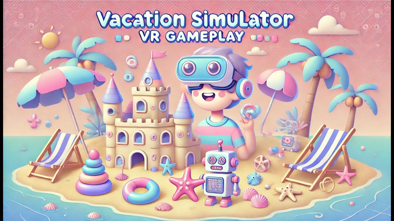 Vacation Simulator VR | Cute Beach Fun & Adventures in Pastel Paradise ...