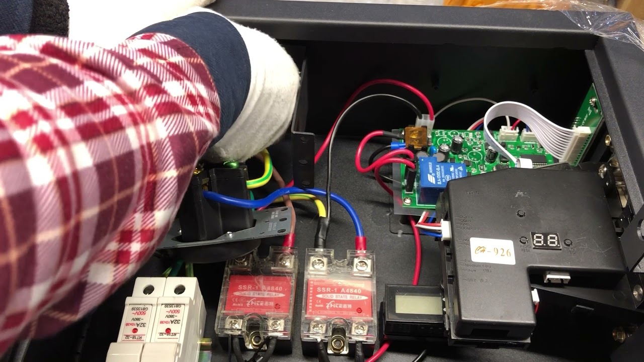 Sintron ST-003 coin operated box for dryer 30 Amp - how to replace fan ...