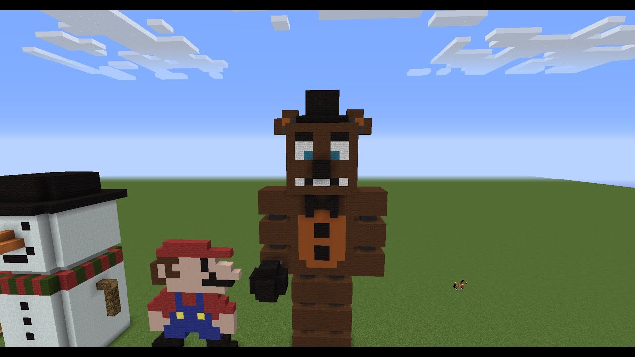Freddy Fazbear Build-it minecraft - YouTube