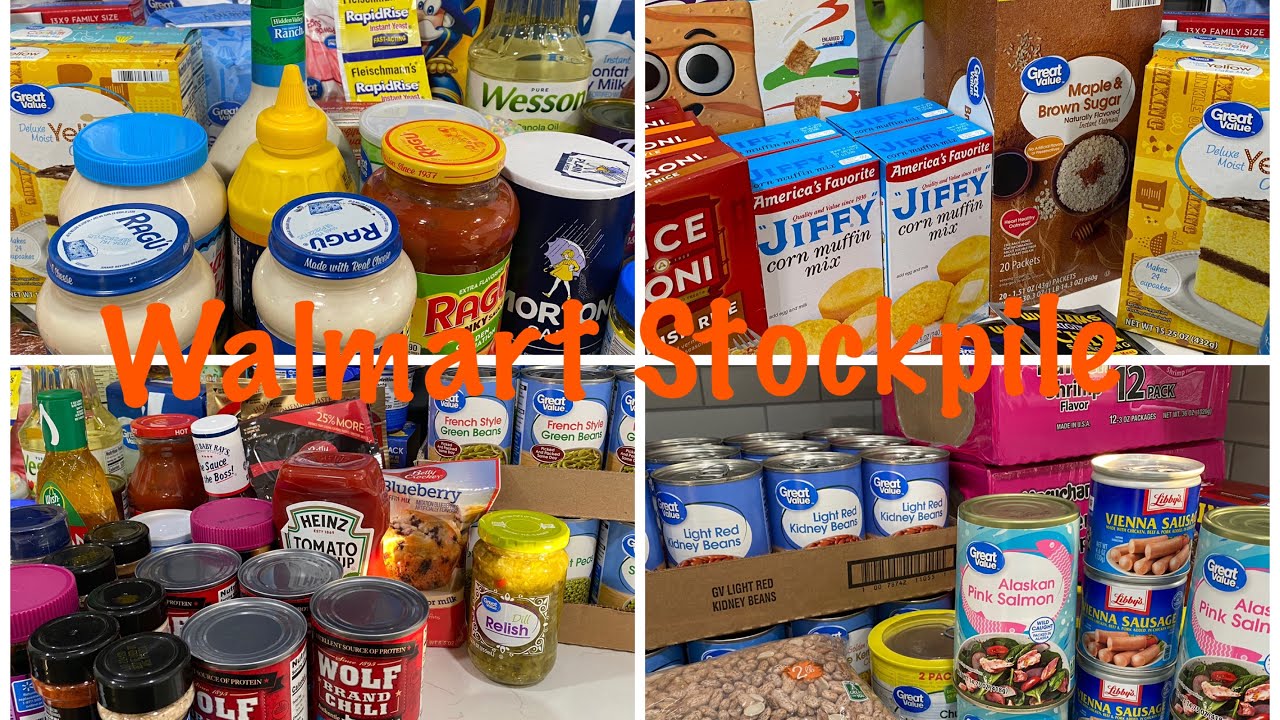 Walmart Stock Up Haul | Prepping For Baby 👶 Prepper Pantry | Emergency ...