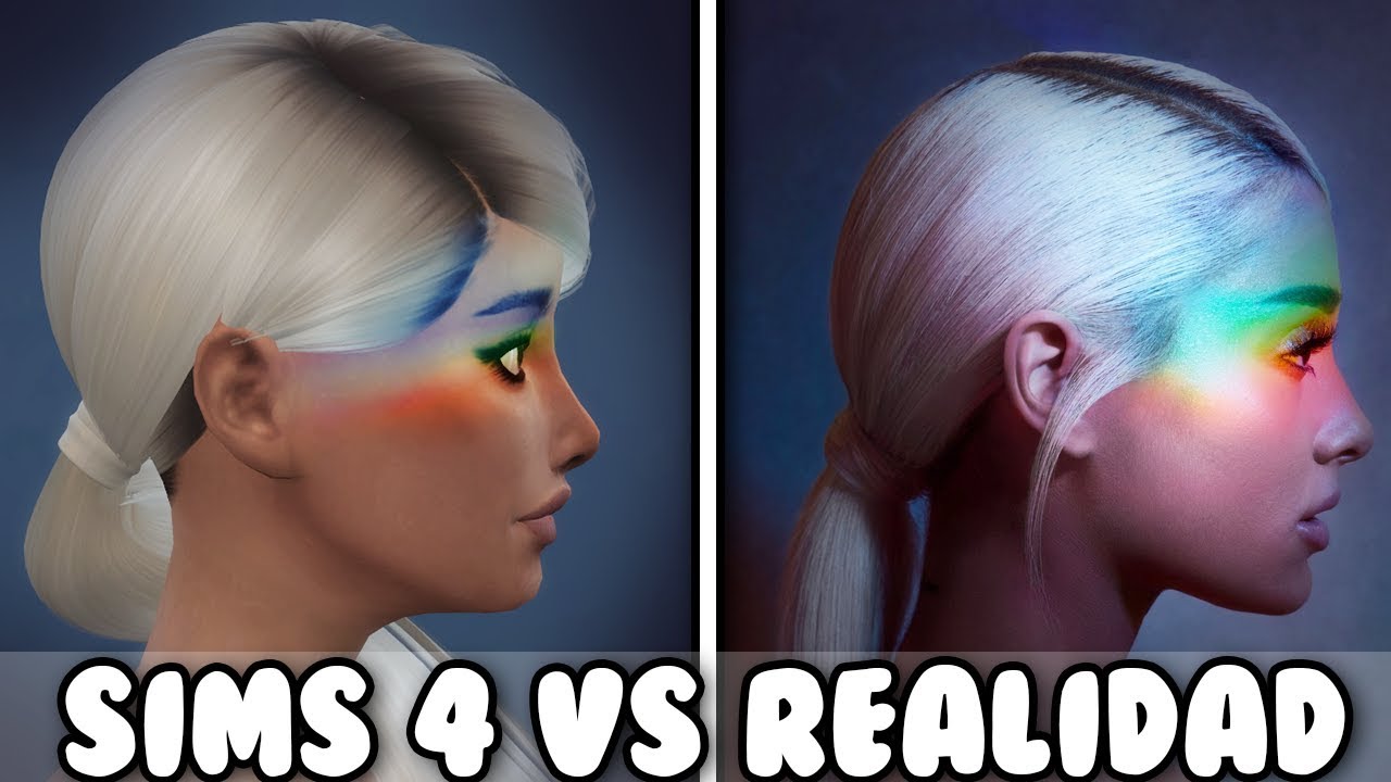 LOS SIMS 4 VS LA VIDA REAL: ARIANA GRANDE - YouTube