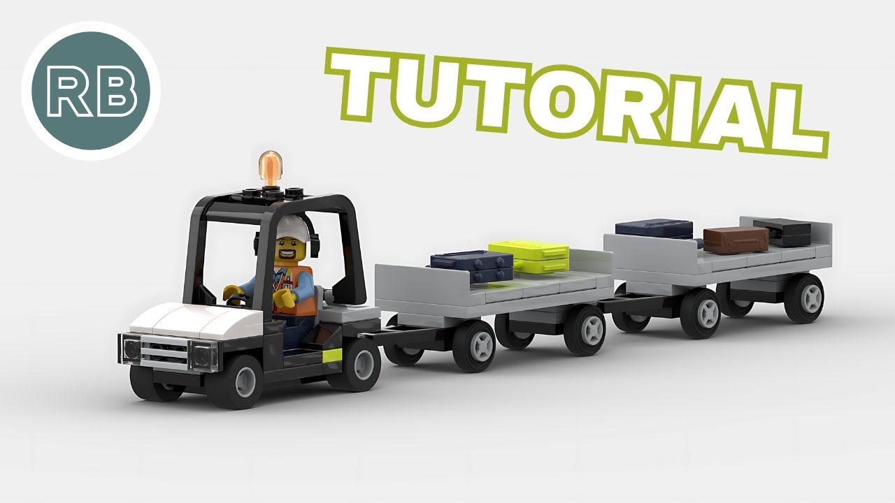 LEGO Airport Baggage Car Instructions - YouTube