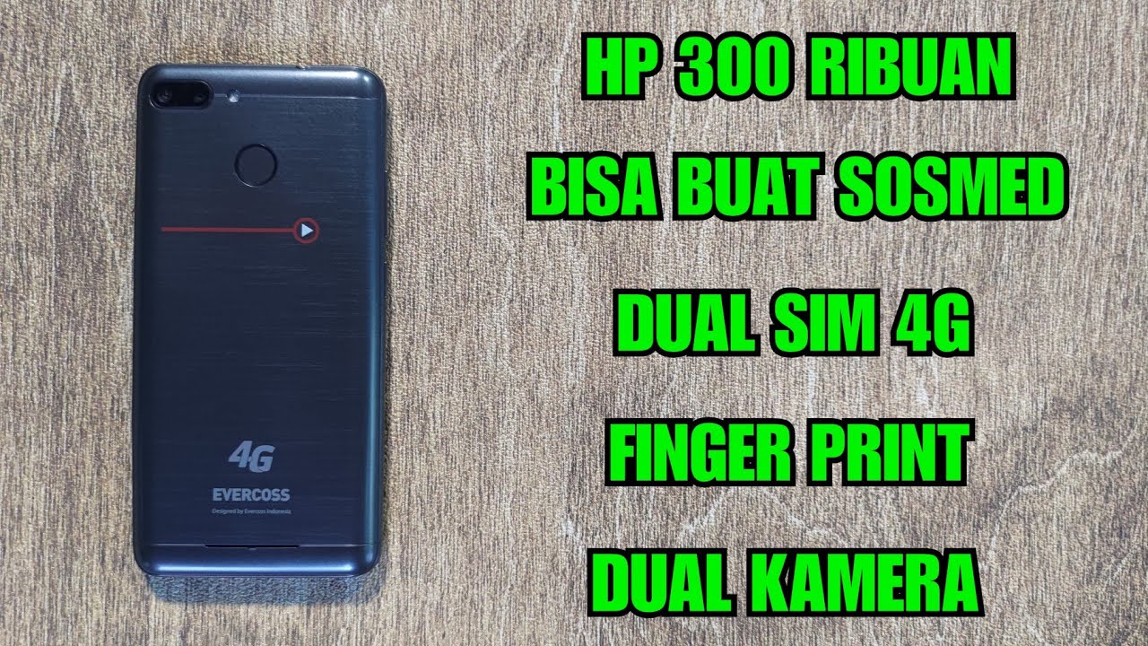 REVIEW EVERCOSS U6 XTREAM 1 PLUS . HP ANDROID 300 RIBUAN UDAH ADA ...