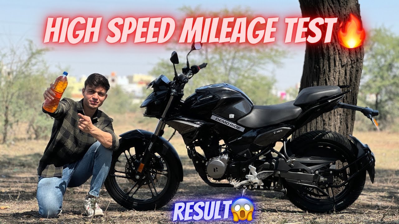 New 2024 Xtreme 125R High Speed Mileage test | Hero Xtreme 125 1L ...