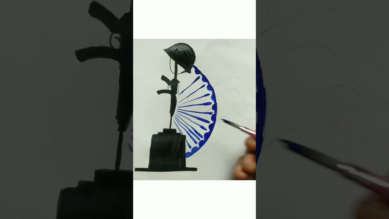 easy tiranga drawing#creativeart#shortsfeed #shorts - YouTube