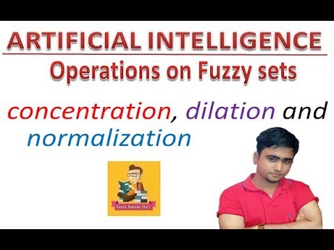 Fuzzy Set Operations | concentration, dilation, normalization ...