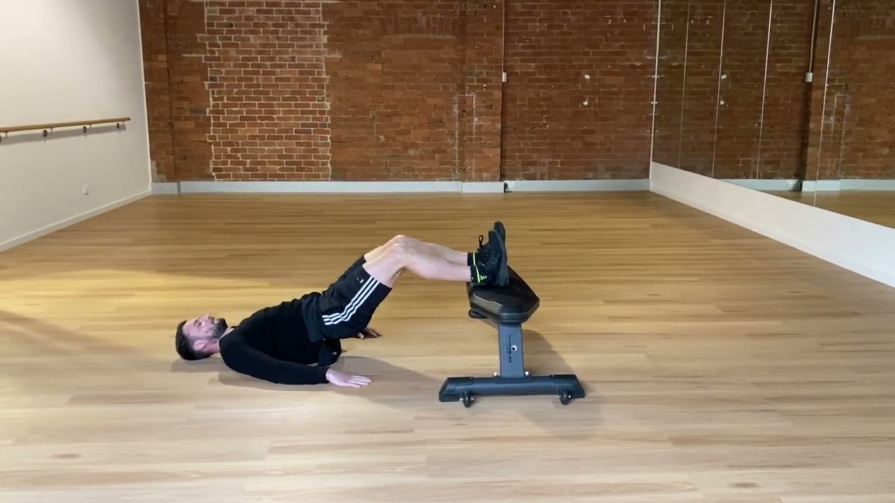 Double leg hamstring bridge - YouTube