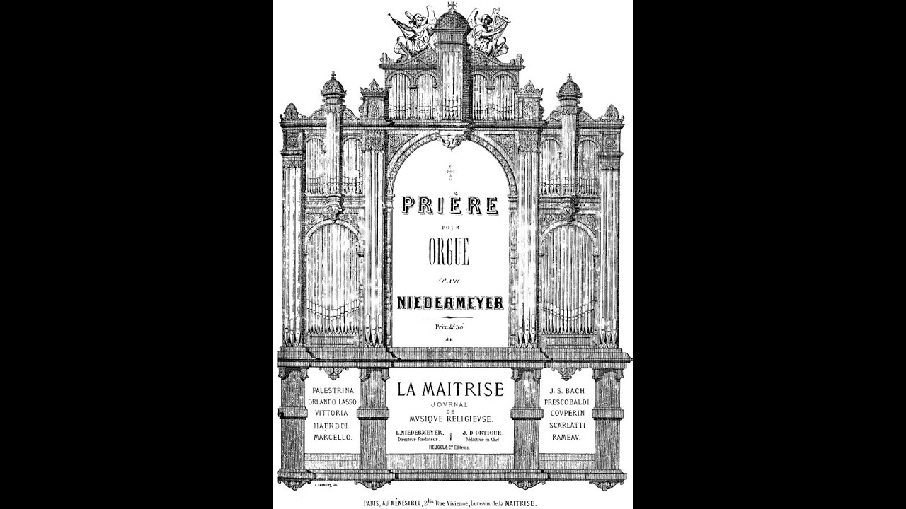 Louis Niedermeyer - Prière en mi mineur - YouTube