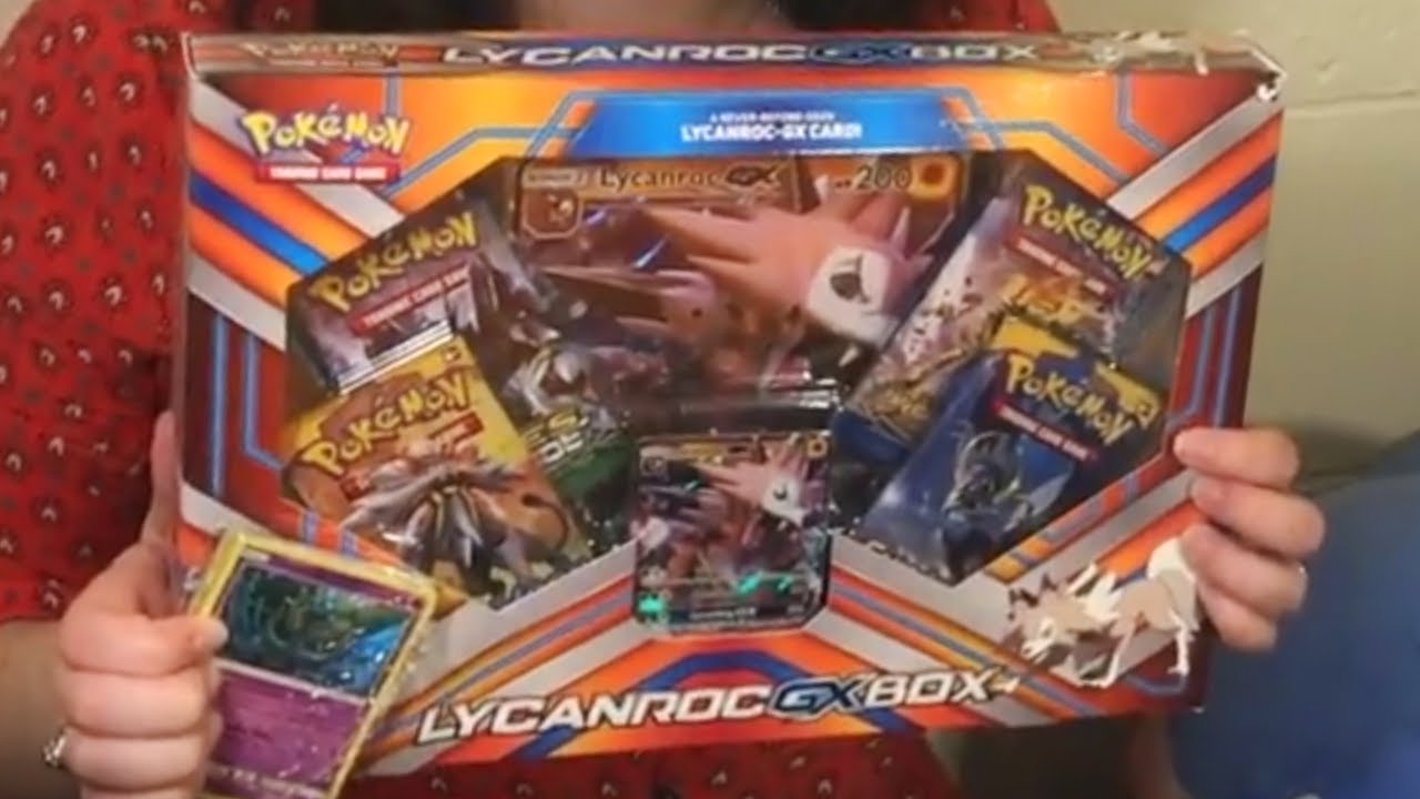 Unboxing: Lycanroc GX Box + More! - YouTube