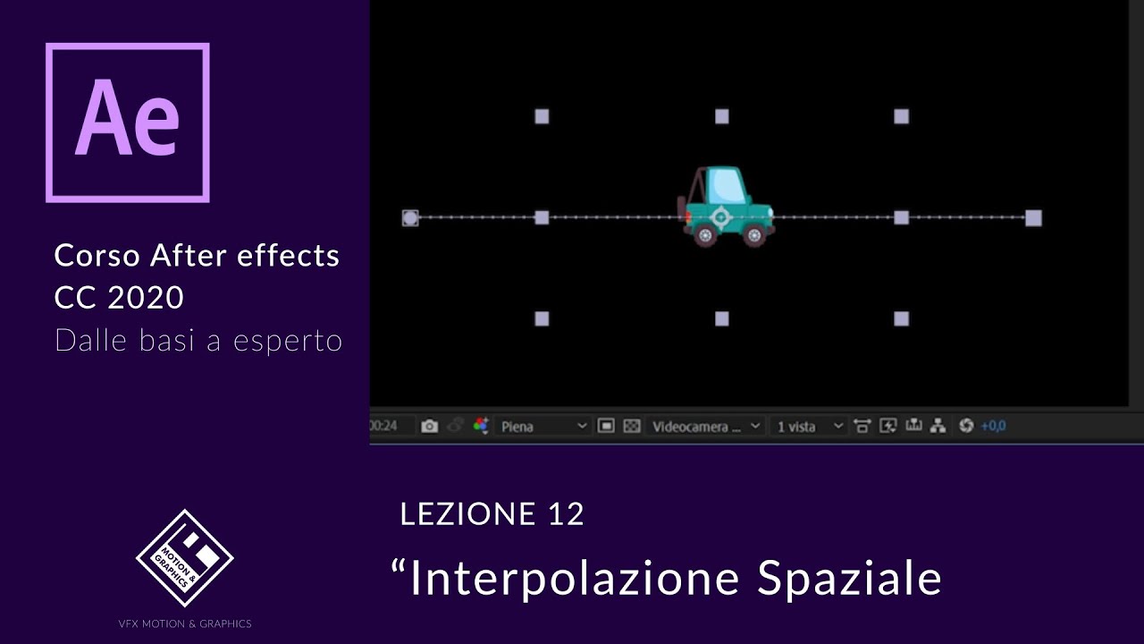 Lezione 12 - Interpolazione spaziale - Corso After Effects 2020 da base ...