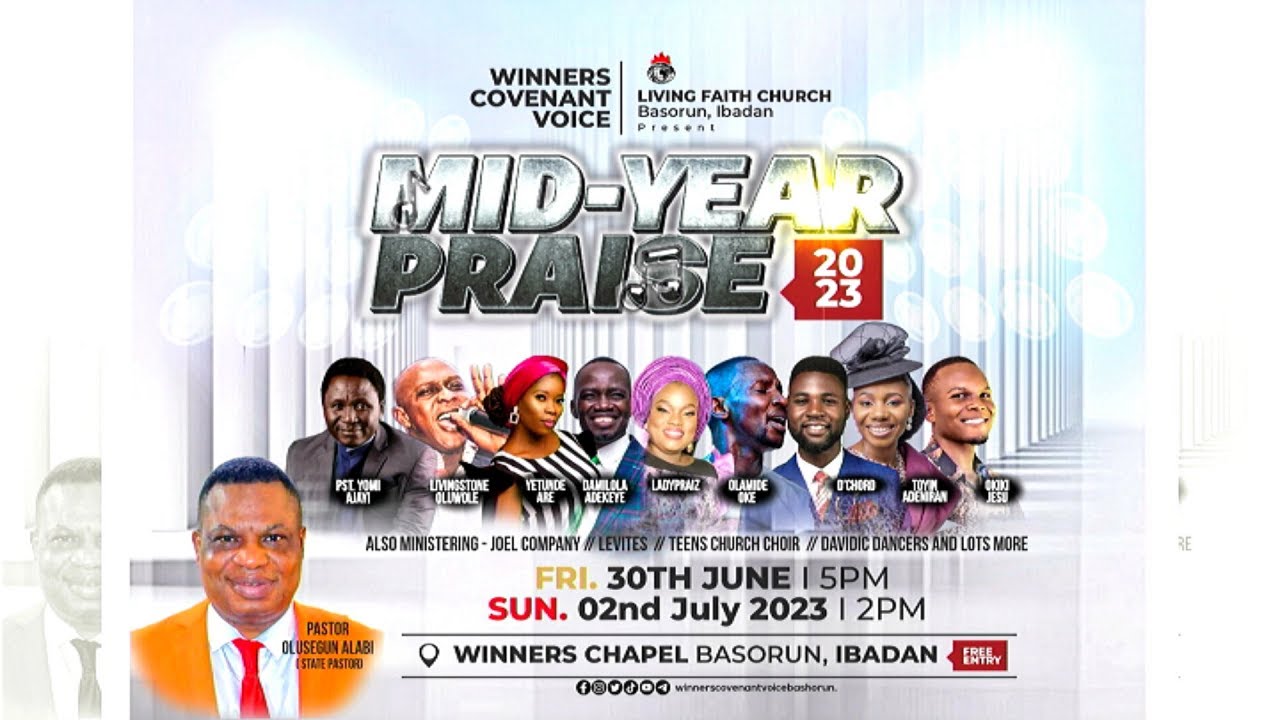 MID YEAR PRAISE 2023 | SUN. 2ND JULY 2023 | LFC BASORUN, IBADAN - YouTube