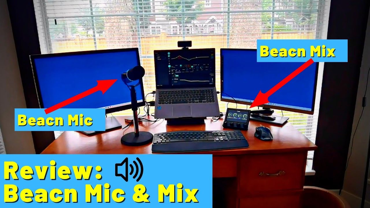 Beacn Mic and Beacn Mix Review - USB Microphone and Mixer combo - YouTube