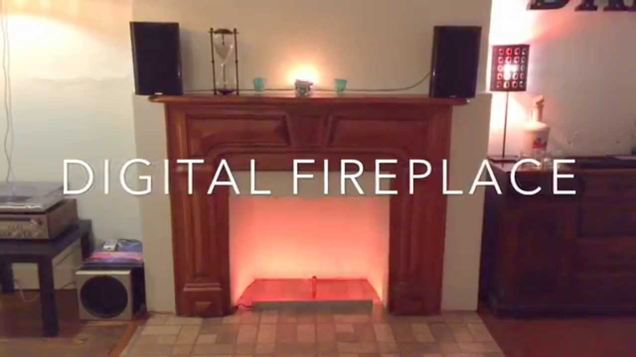 Digital Fireplace - YouTube