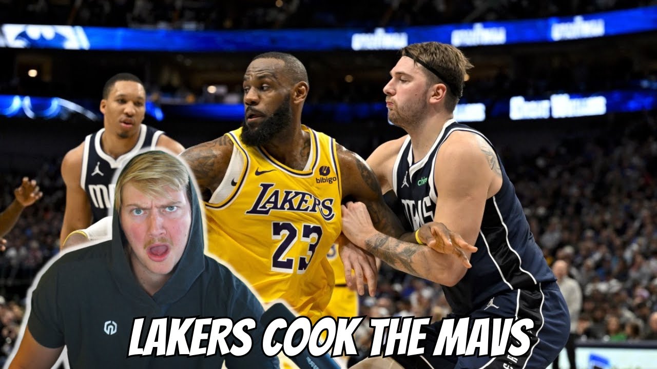 Luka CRAZY Pass! Reaction to Los Angeles Lakers vs Dallas Mavericks ...