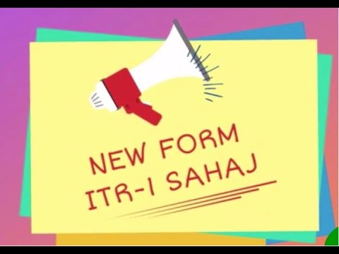 HOW TO FILE INCOME TAX RETURN FORM ITR -1 SAHAJ FORM | NEW FORM ITR-1 ...