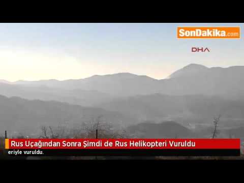 Son Dakika Haberleri Rus Uçağından Sonra Şimdi de Rus Helikopteri Vuruldu.mp4