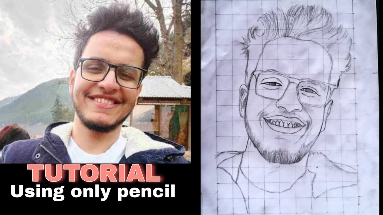 How to draw triggered insaan outline using pencil📝 - YouTube