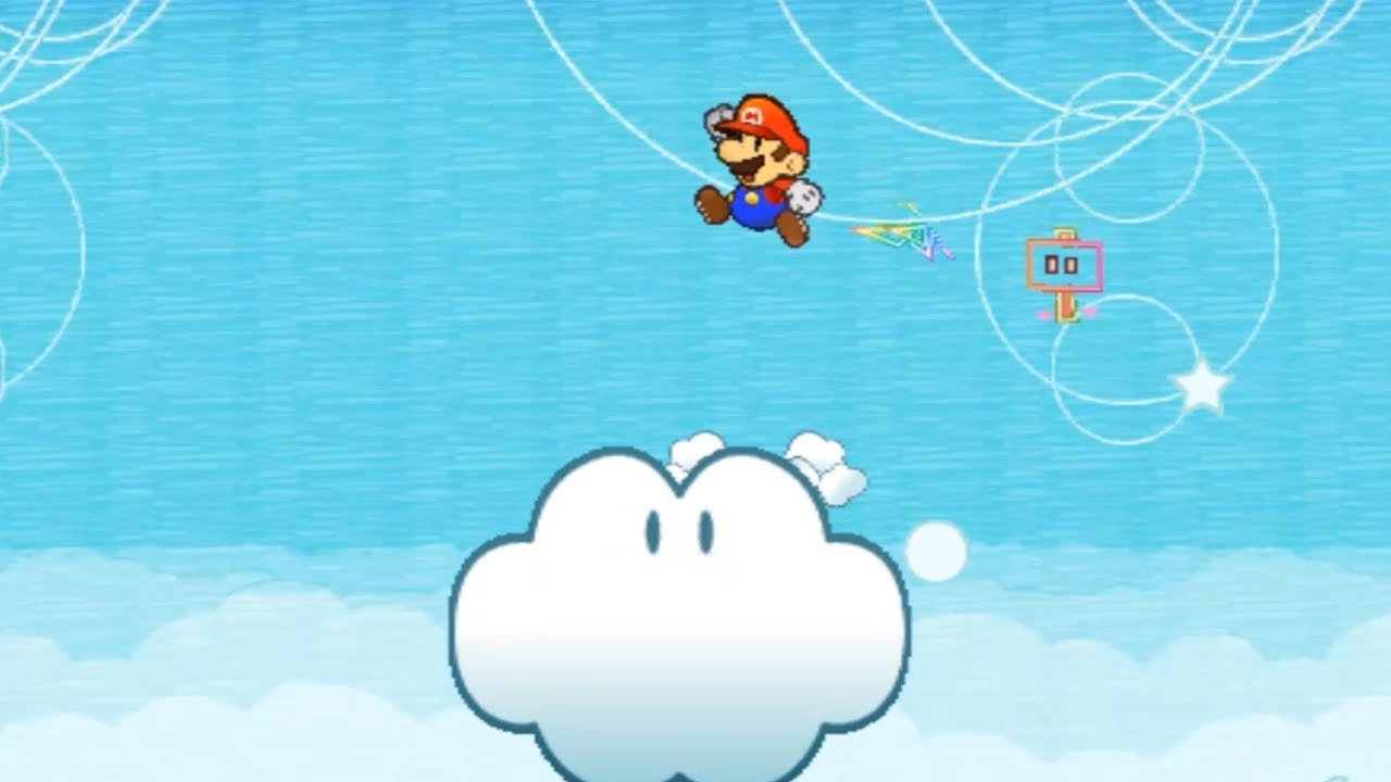 Super Paper Mario - 43 - beware, bright blue skies - YouTube