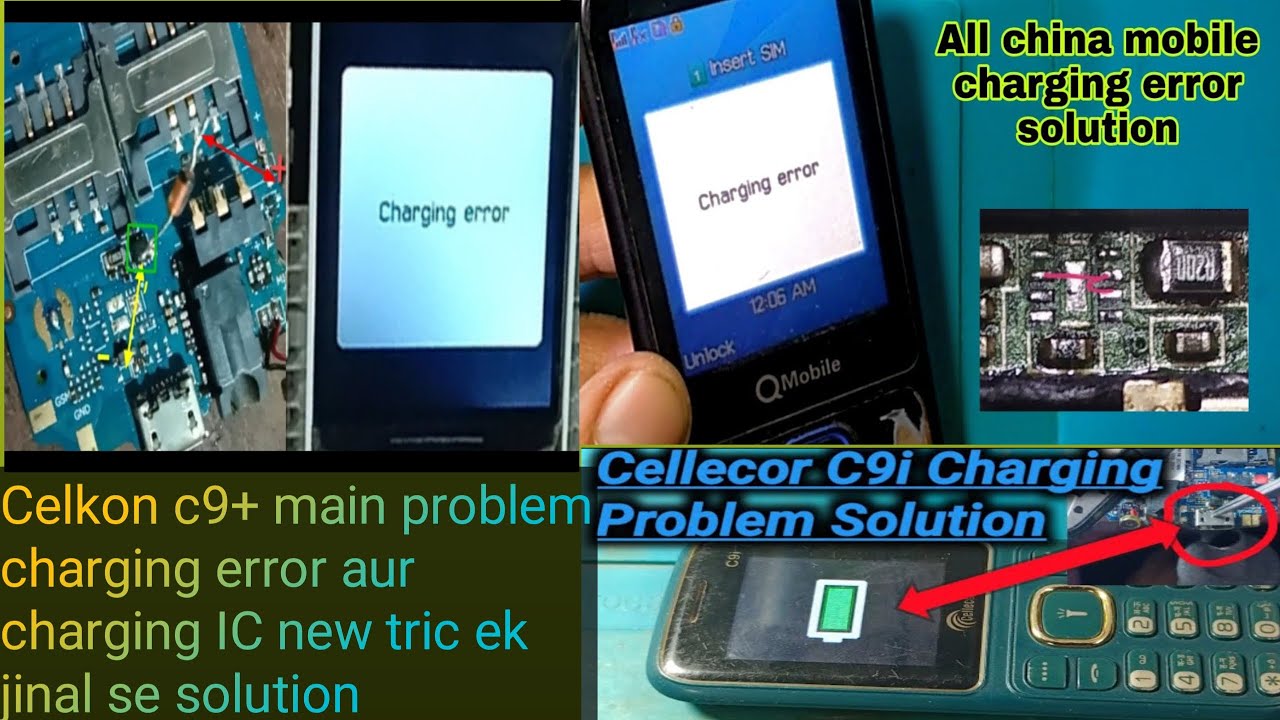 Celkon C9+ main problem charging error all mode |l mein problem charging error IC solution ...