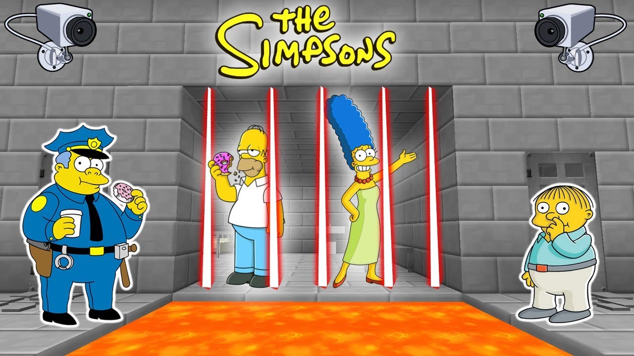 HOMER Y MARGE SIMPSON PRESOS (MINECRAFT PRISON ESCAPE) - YouTube