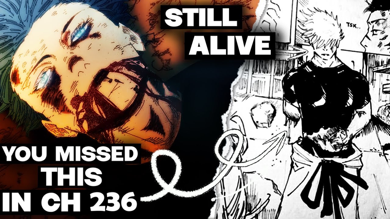 Gojo Is Alive according to Hidden Details IN JJK Chapter 236 ;Jujutsu ...