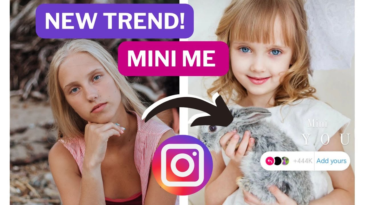 How to do MINI ME TREND on Instagram | Mini Me Trend INSTAGRAM - YouTube