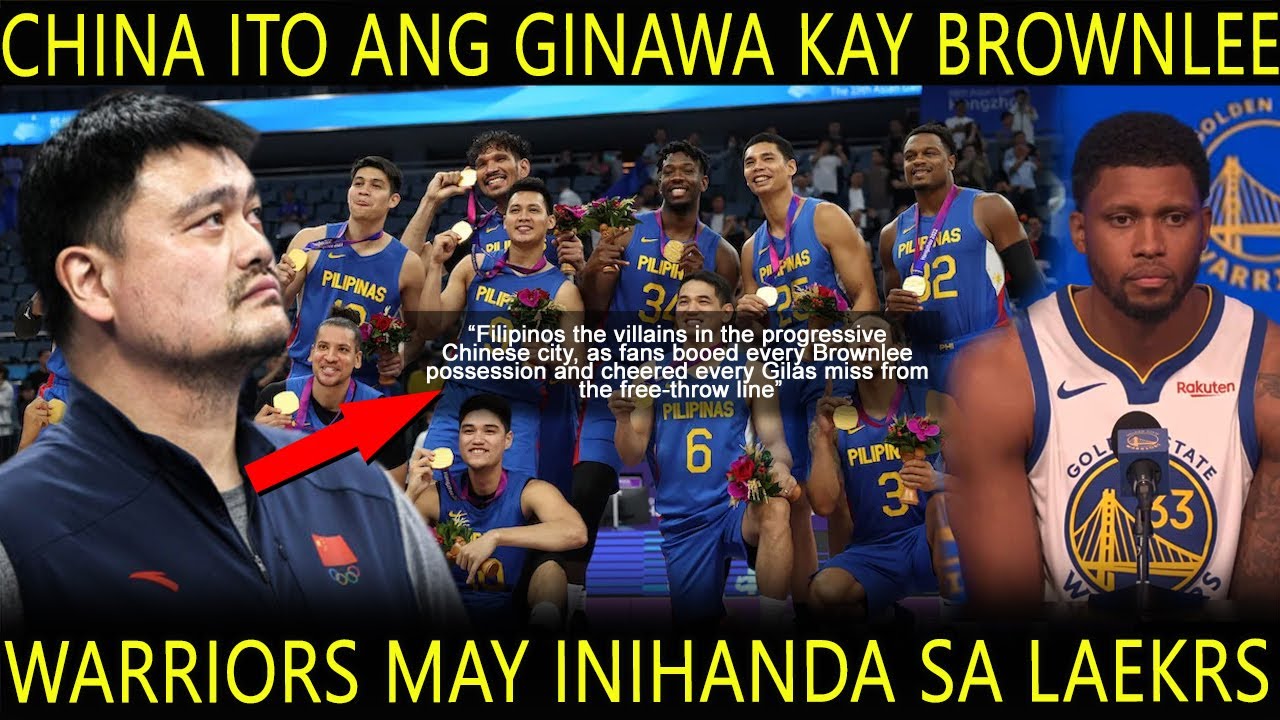 CHINA! ITO ANG GINAWA KAY BROWNLEE LABAN SA JORDAN! MAGULONG PANIMULA ...