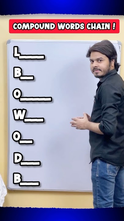 Compound Word Chain in English - Part 5 !😲 #QuickLingoAmit #english # ...